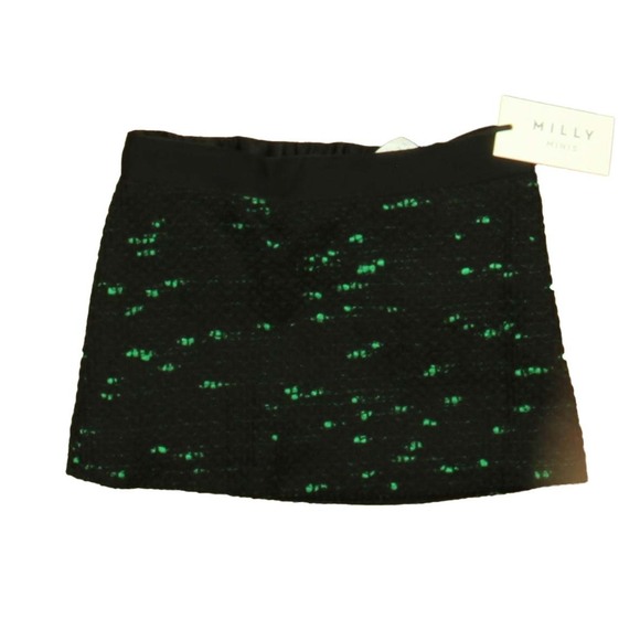 Milly Minis | Bottoms | Milly Minis Girls Black Green Skirt Size 2t ...